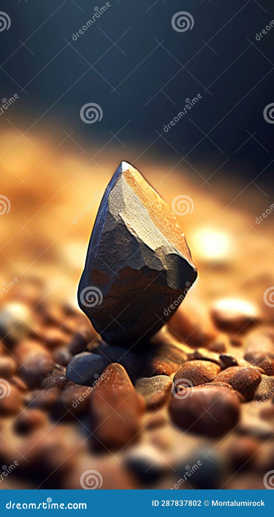 Igneous Rock Stone Wallpaper Macro Photo Blurred Background Stock ...