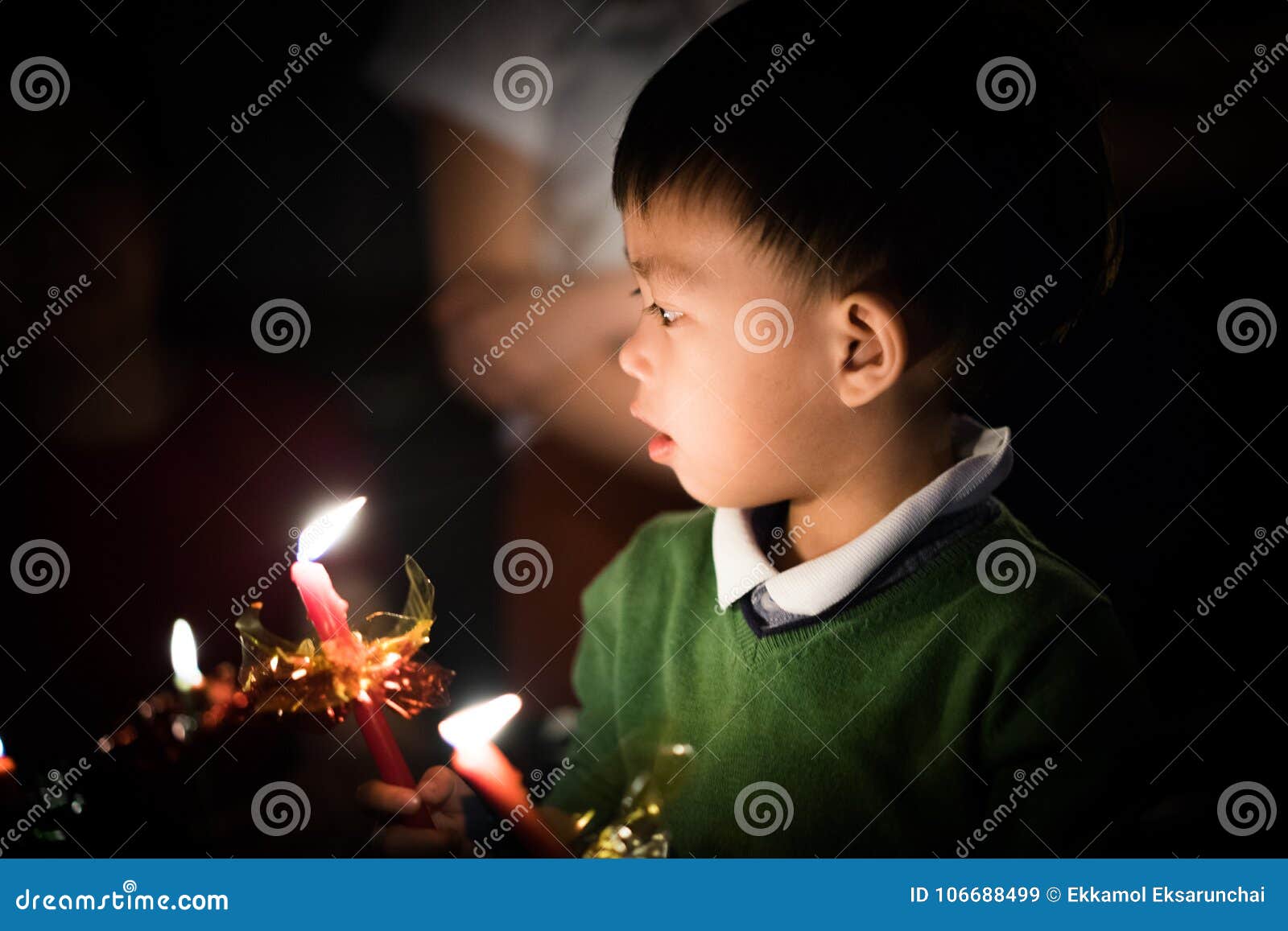 Ignite the candle light. stock image. Image of lonely - 106688499