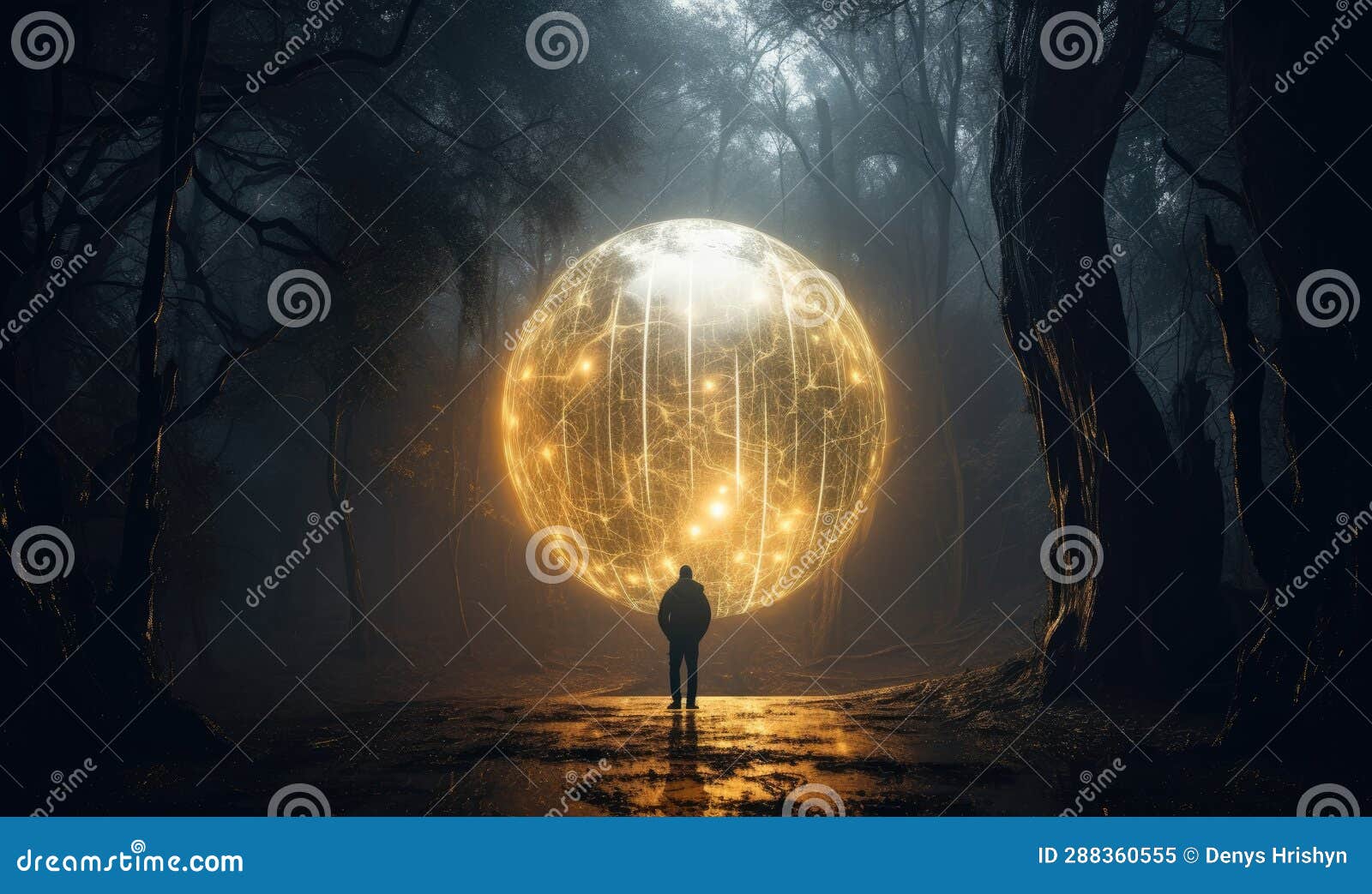 Ignite the Imagination with a Striking Visual of Man Marveling at an ...