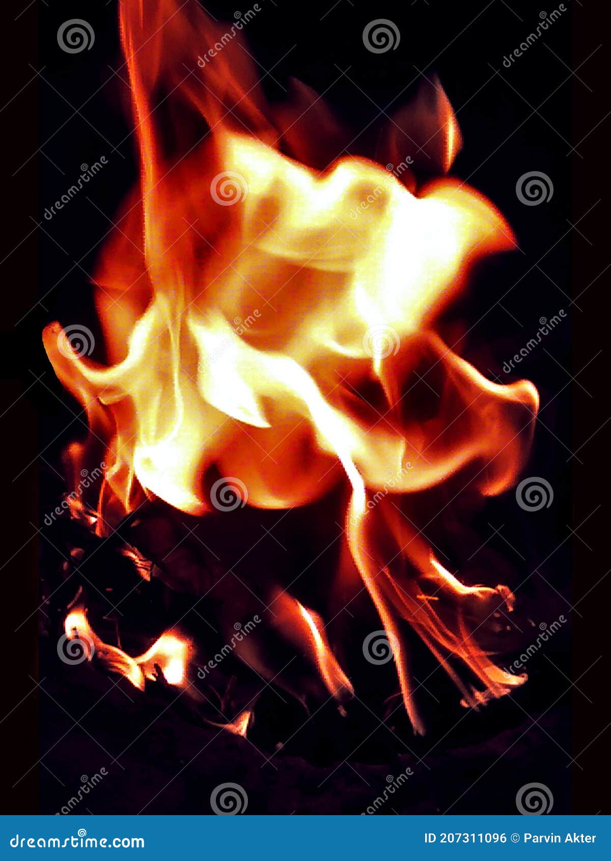 Ignitiery Fire Flames with Sparkle Stock Photo - Image of flames ...