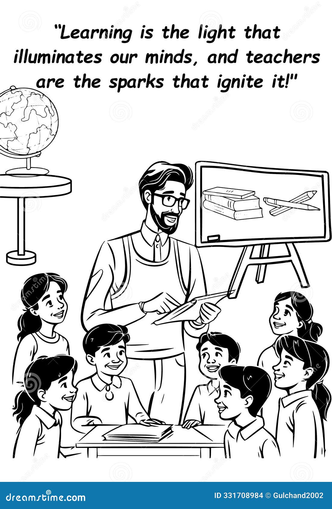 Igniting Curiosity: the Power of Teaching in a Classroom Setting Stock ...