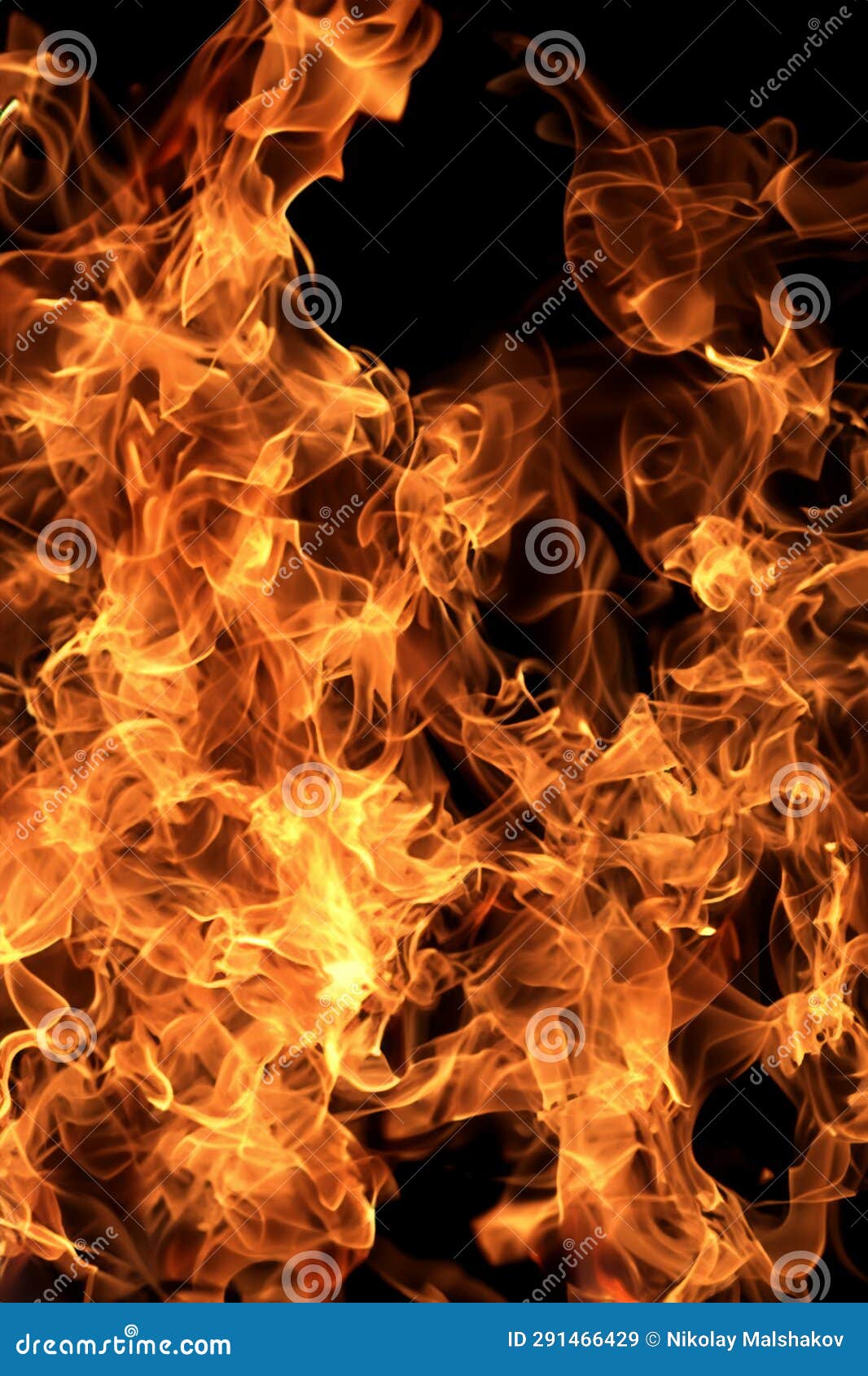 Igniting the Night: Flames Background Stock Illustration - Illustration ...
