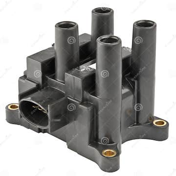Ignition Coil for Gasoline Internal Combustion Eng Stock Photo - Image ...