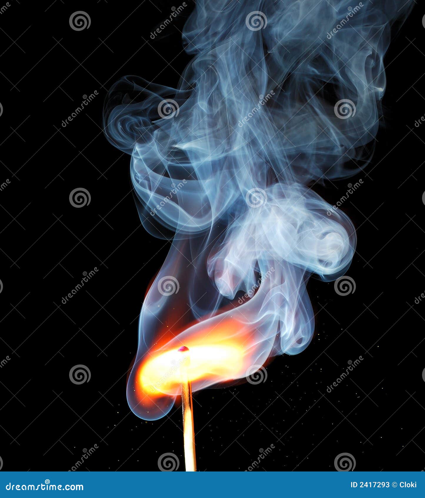 Ignition of match stock image. Image of ablaze, flame - 2417293
