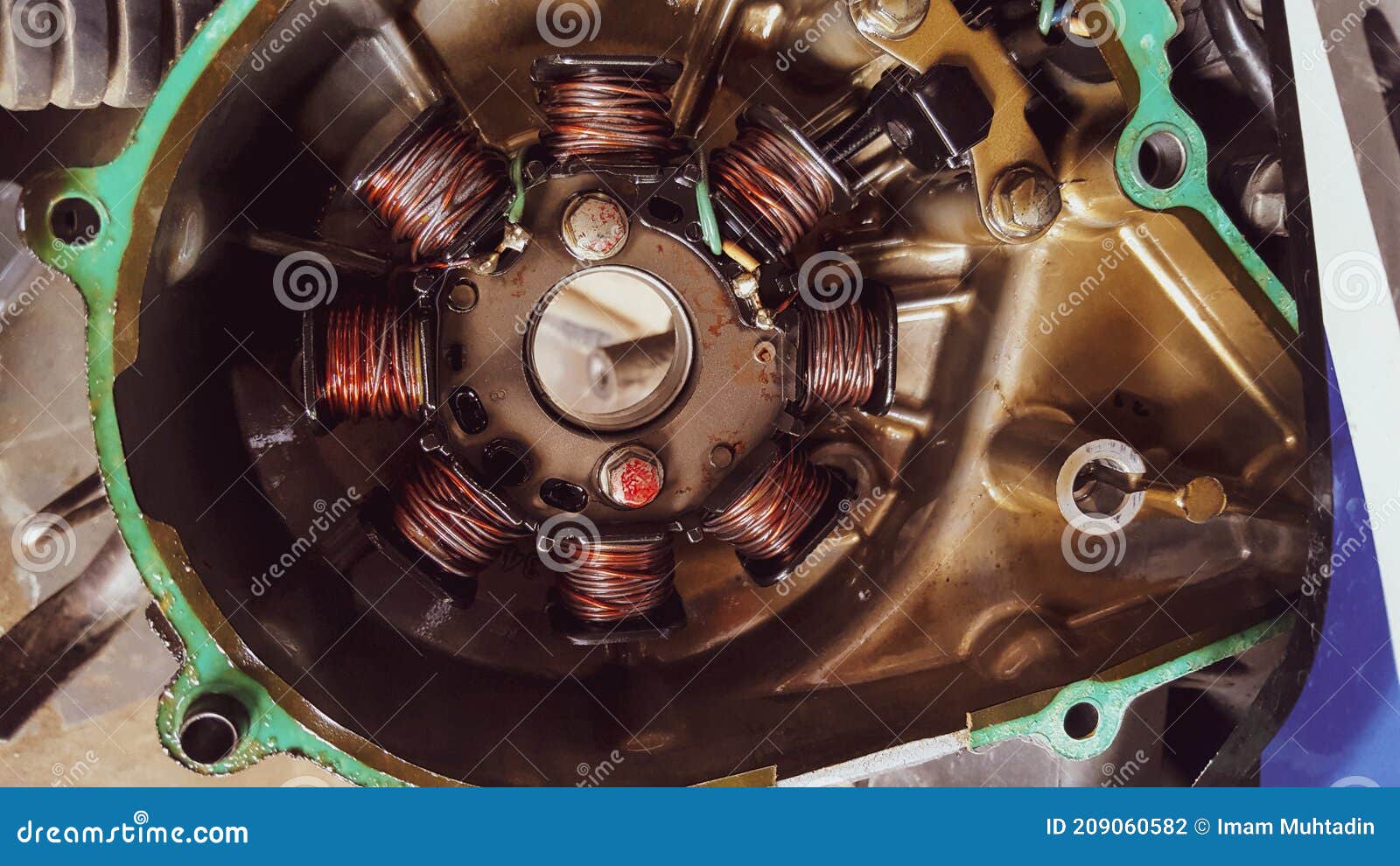 Ignition Spool Coil on Motor Engine Stock Photo - Image of motor ...