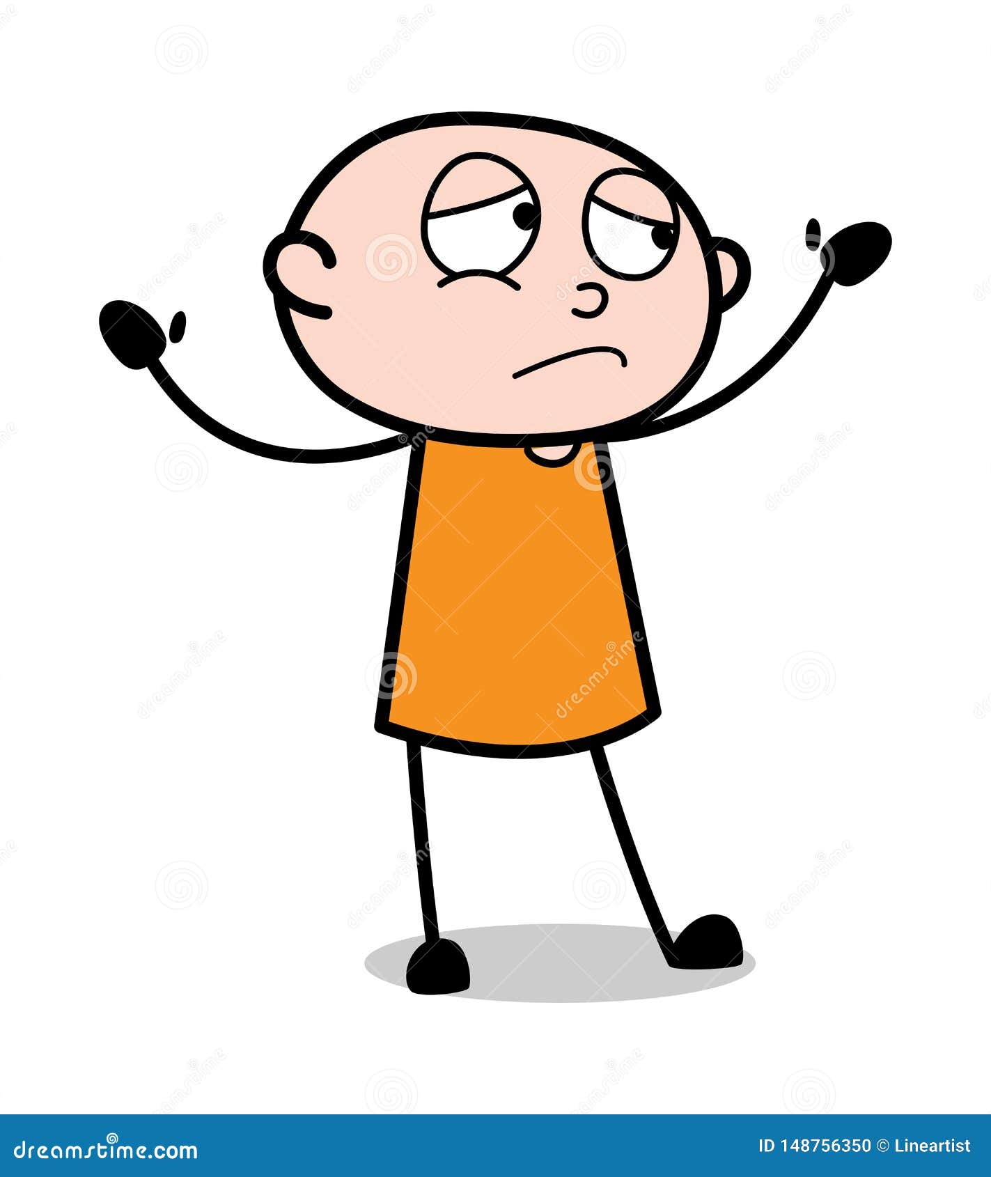 Ignorant - Cartoon Thief Criminal Guy Vector Illustration Stock ...