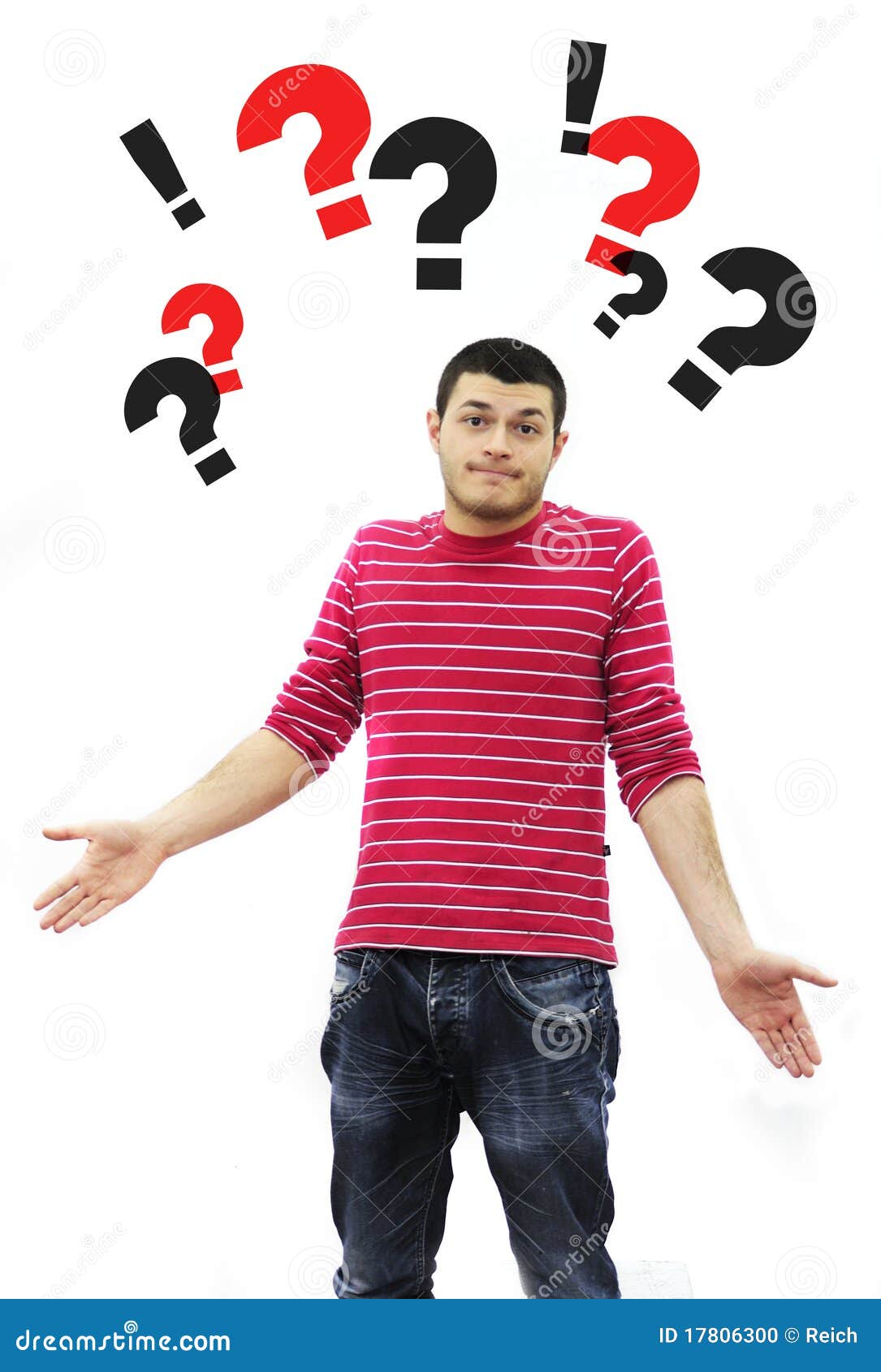 Ignorante foto de stock. Imagem de incerto, homem, inocente - 17806300