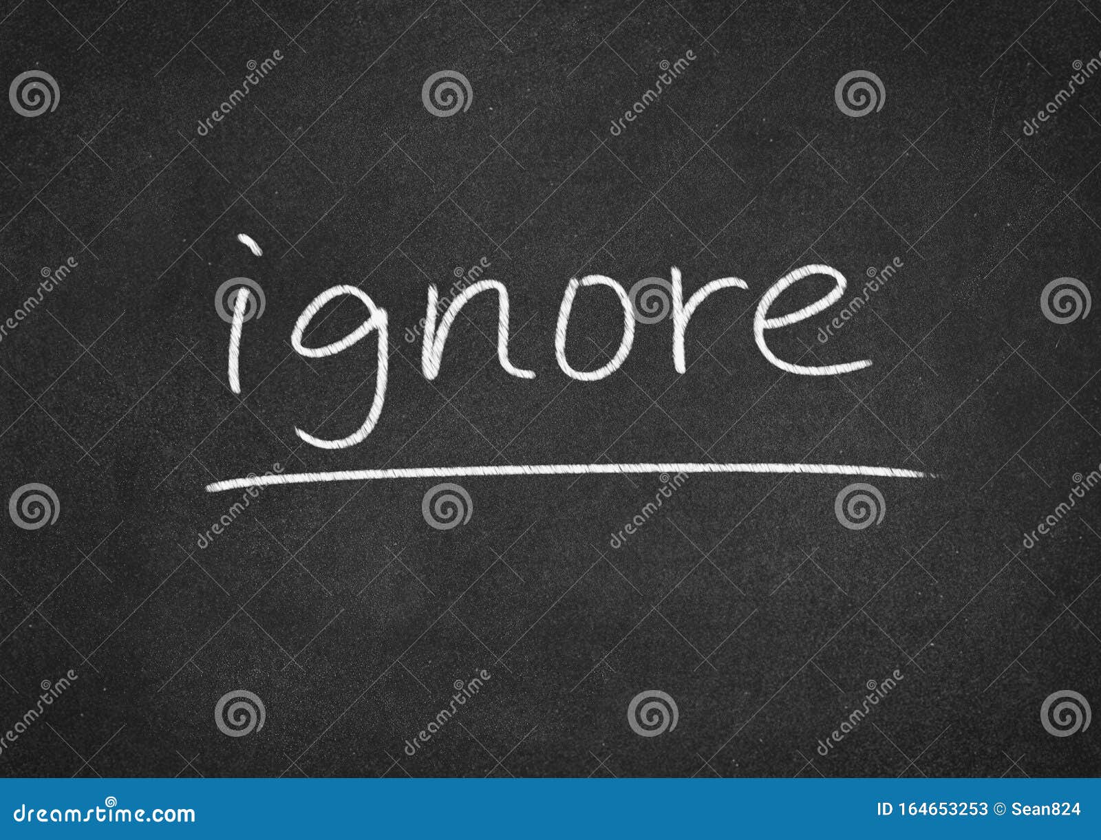 Ignorar imagem de stock. Imagem de quadro, palavra, conceito - 164653253