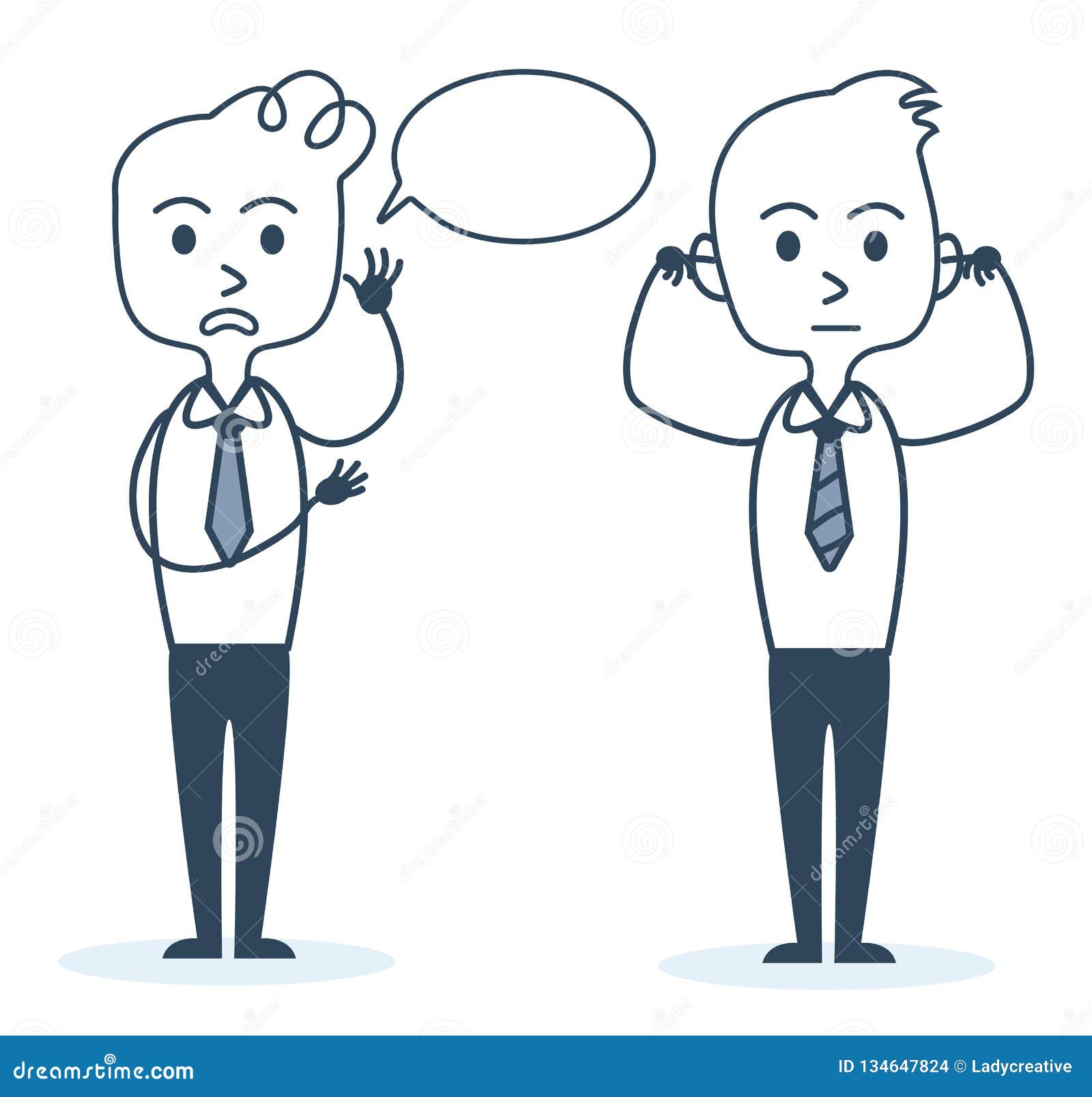 Bad Communication Clip Art