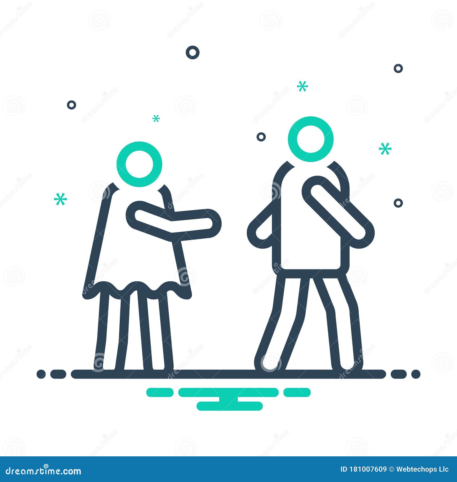 Mix Icon for Ignore, Negligence and Irresponsibility Stock Vector ...