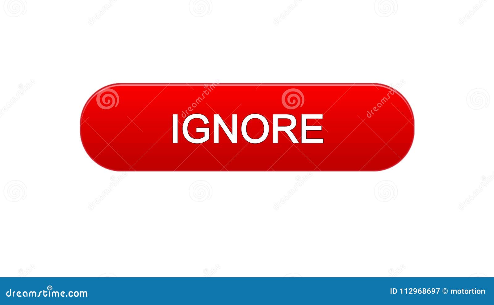 Ignore Web Interface Button Red Color, Site Design, Internet Spam ...