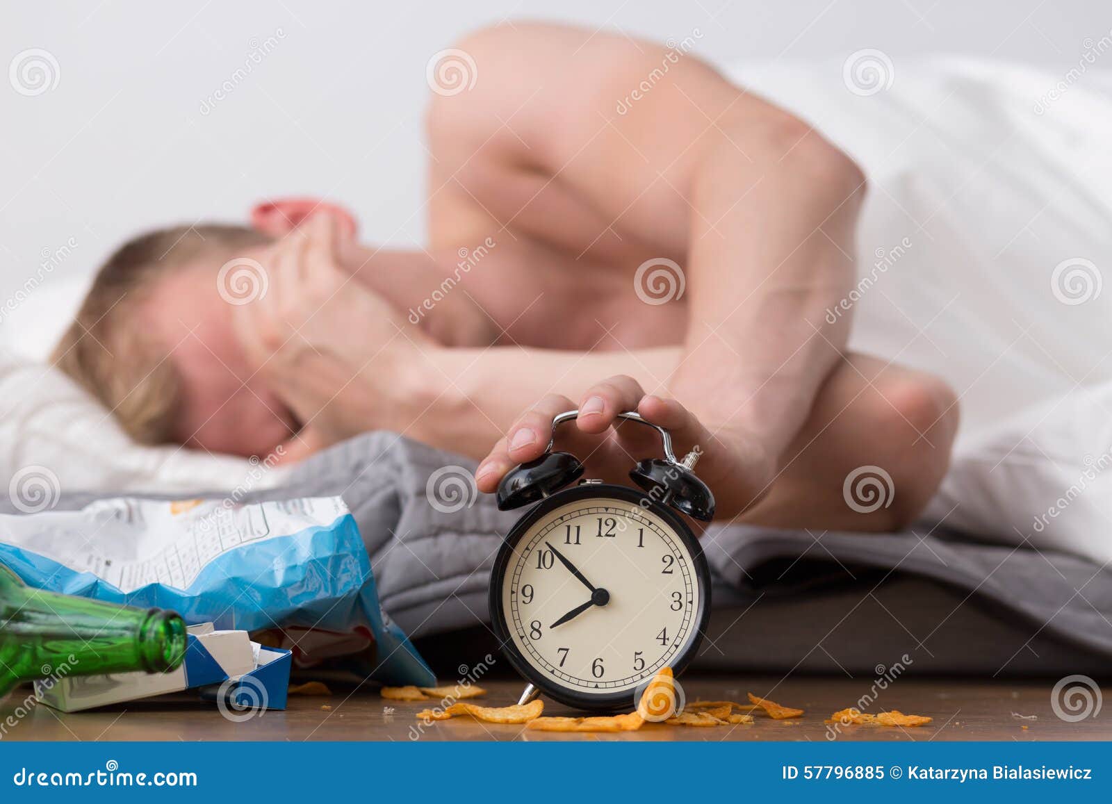 Ignoring alarm clock stock image. Image of buzz, alcohol - 57796885