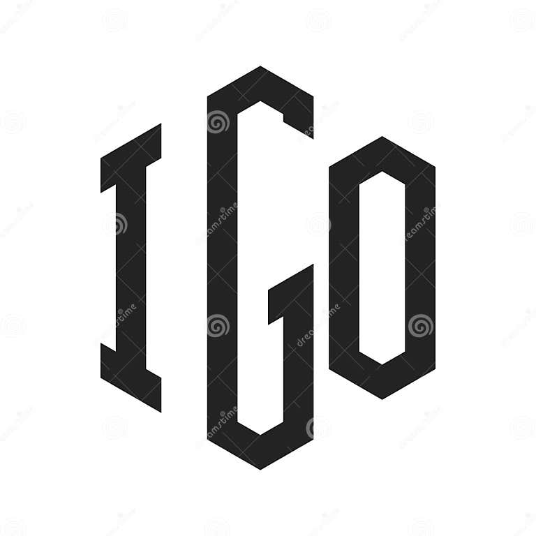 IGO Logo Design. Initial Letter IGO Monogram Logo Using Hexagon Shape ...