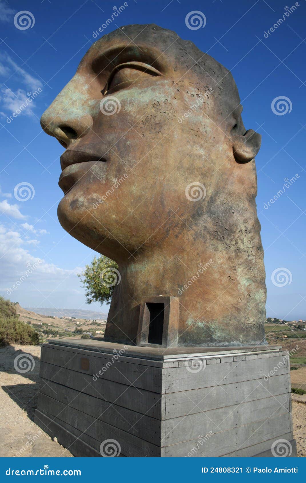 Igor Mitoraj, Blue Face Editorial Image | CartoonDealer.com #42480056