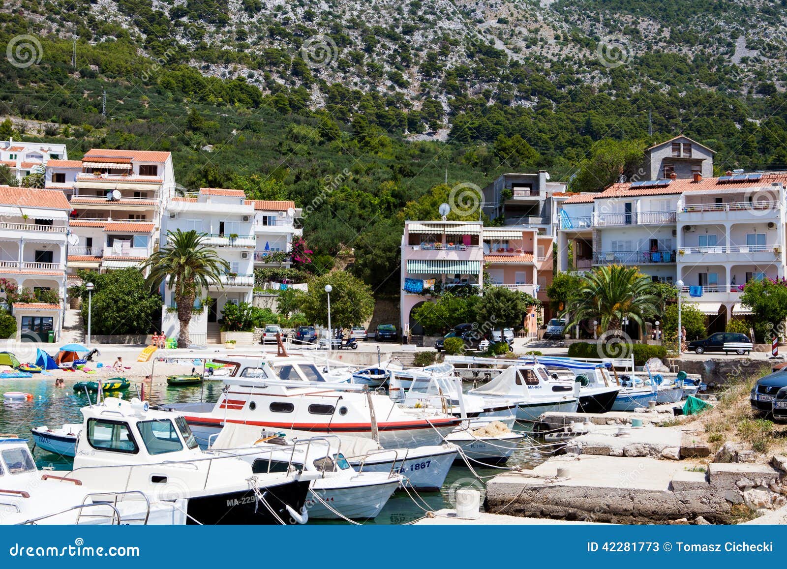 Igrane editorial stock photo. Image of idyll, dalmatia - 42281773