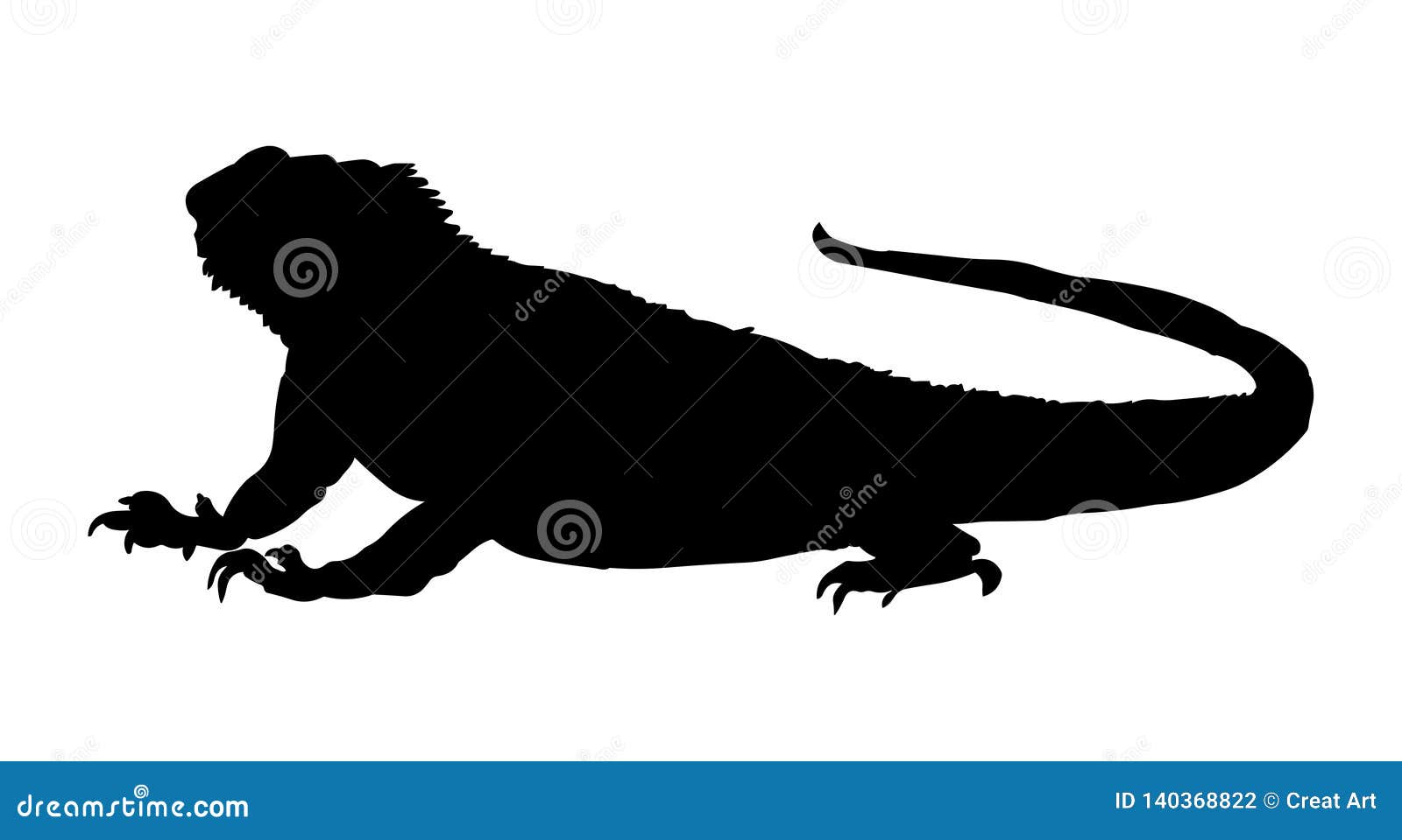 Iguana Vector Illustration Black Silhouette Stock Vector - Illustration ... Iguana Vector Illustration Black Silhouette Stock Vector - Illustration ...