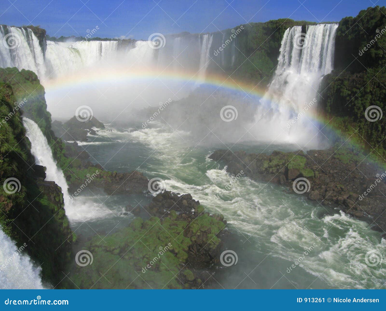 Iguassu Rainbow stock image. Image of iguassu, south, rainbow - 913261