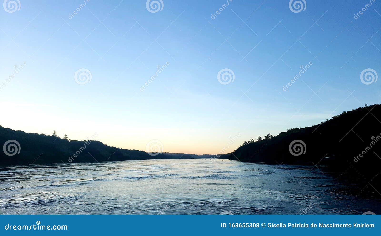 Iguazu river - June, 2019 stock photo. Image of brazil - 168655308
