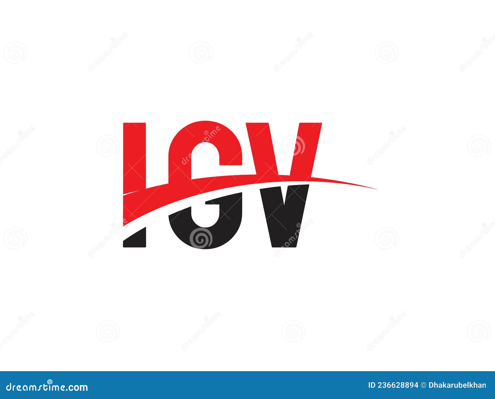 IGV Letter Initial Logo Design Vector Illustration Stock Vector ...