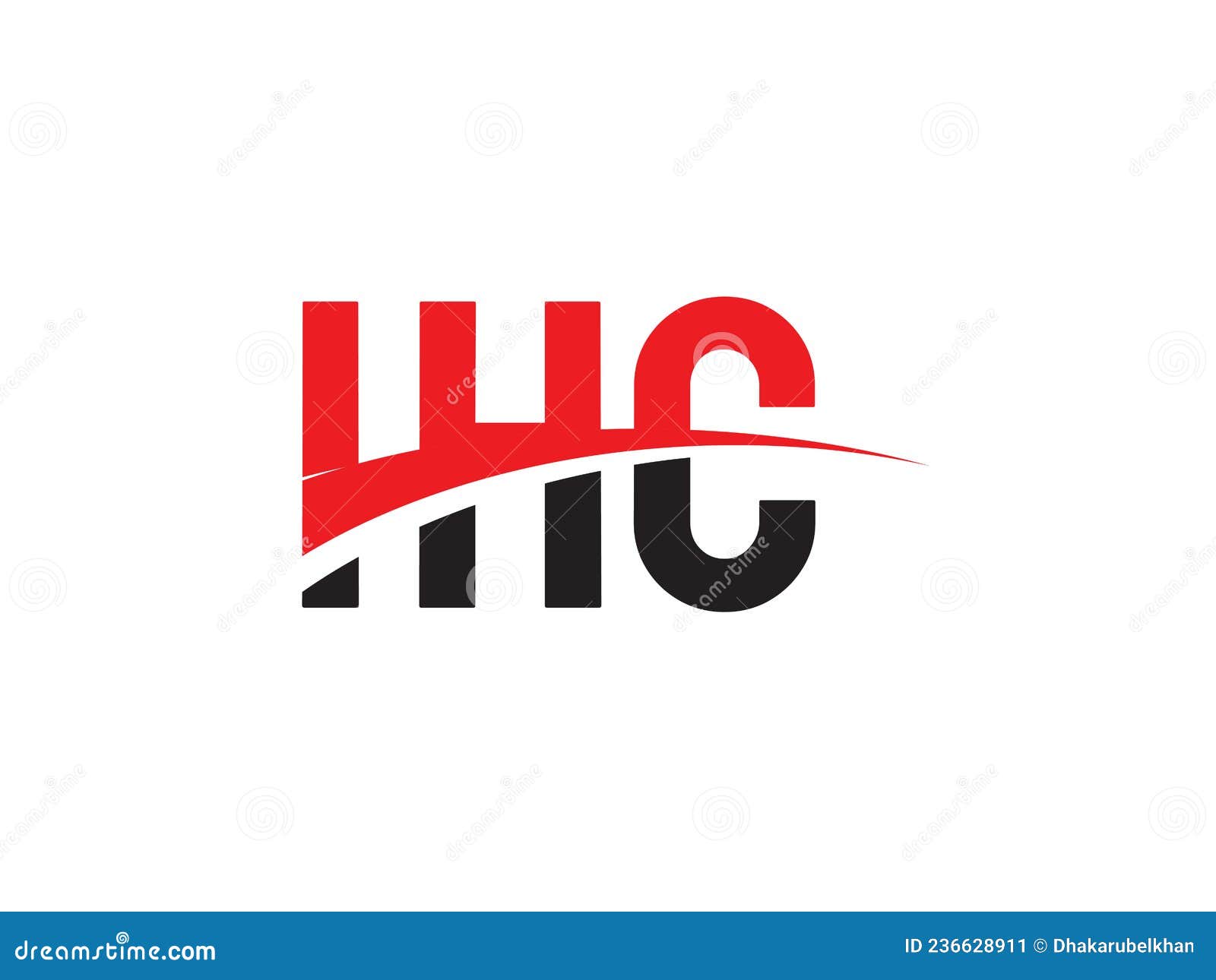 IHC Letter Initial Logo Design Vector Illustration Stock Vector ...