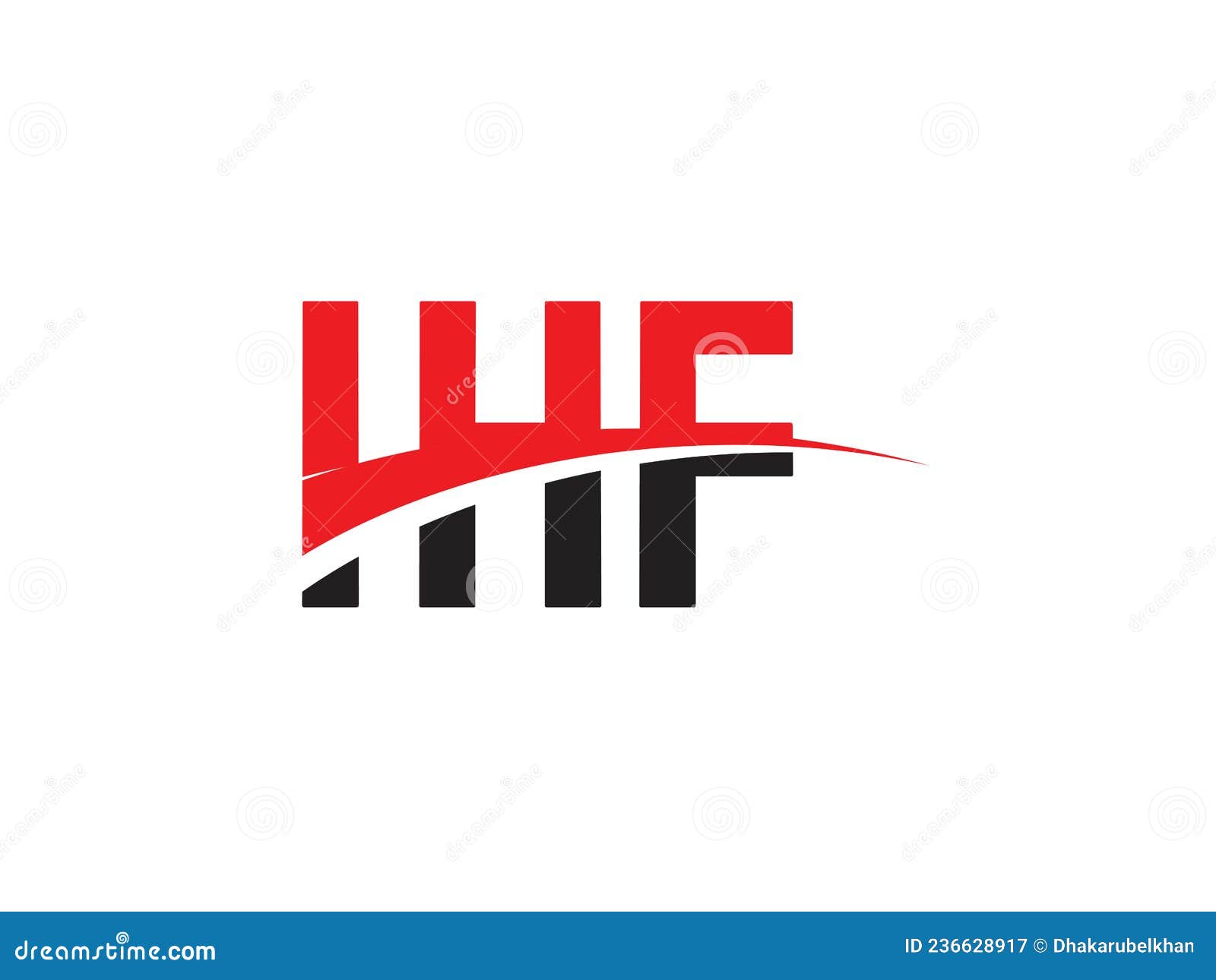 IHF Letter Initial Logo Design Vector Illustration Stock Vector ...