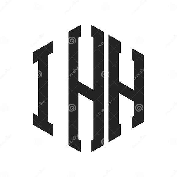 IHH Logo Design. Initial Letter IHH Monogram Logo Using Hexagon Shape ...