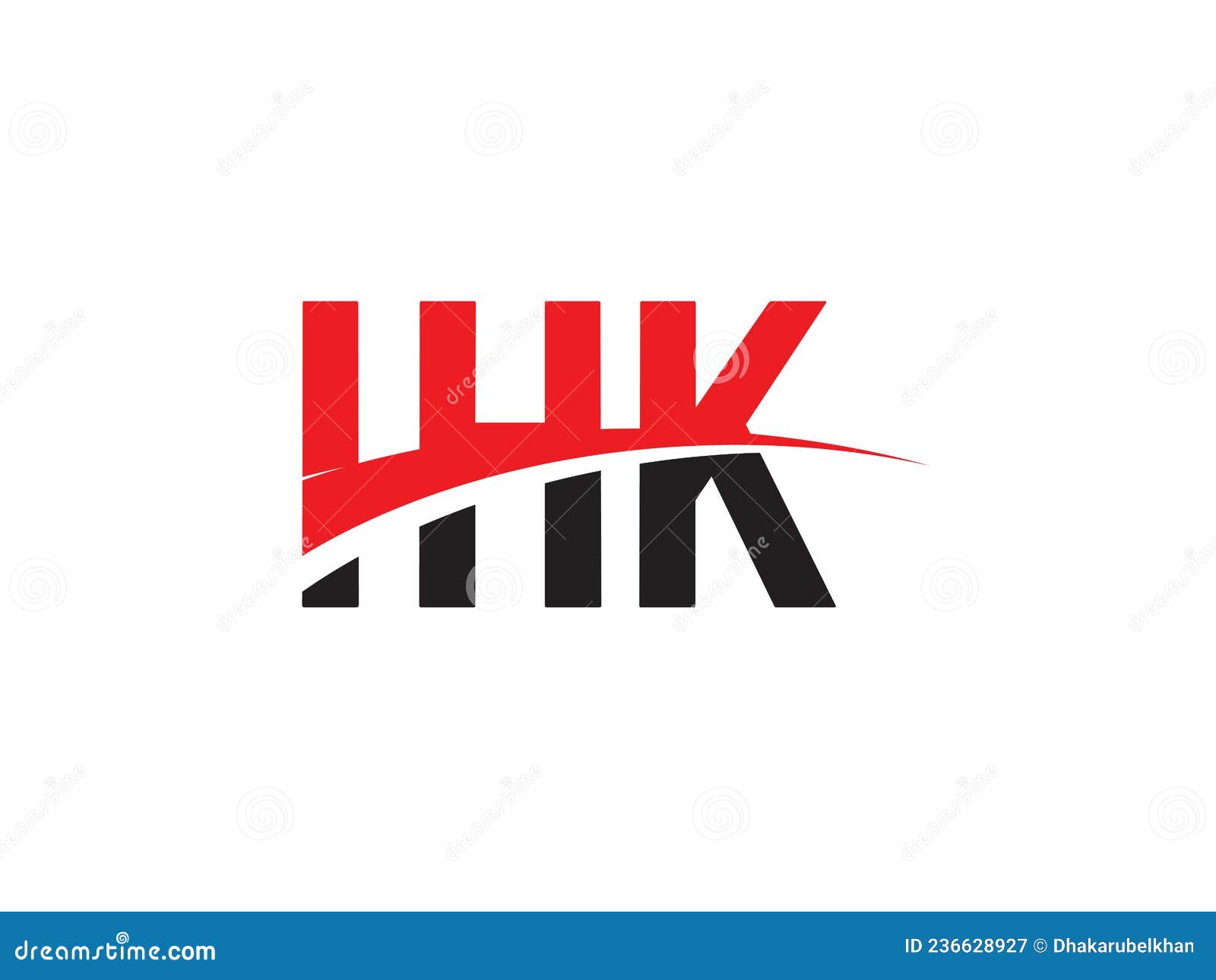 IHK Letter Initial Logo Design Vector Illustration Stock Vector ...