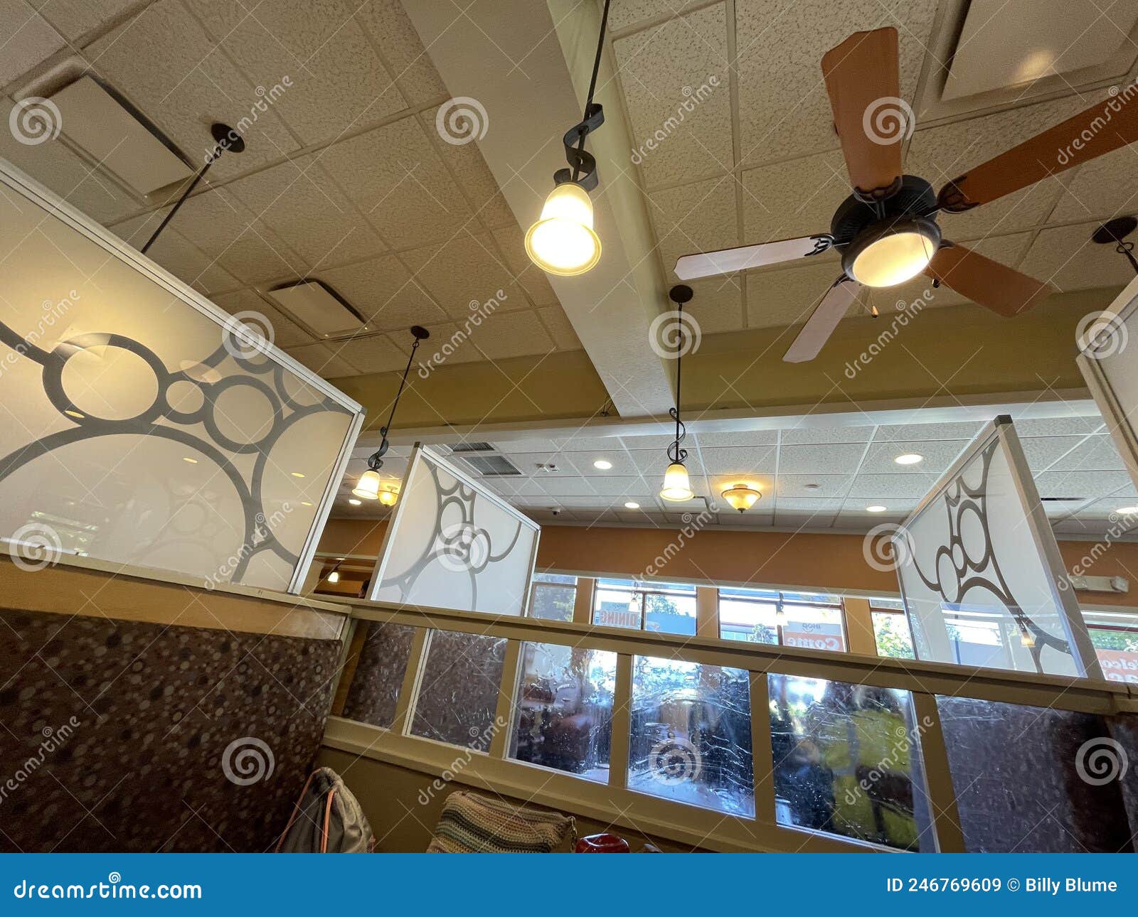 IHOP Restaurant Interior Decor Lighting Editorial Stock Image - Image ...