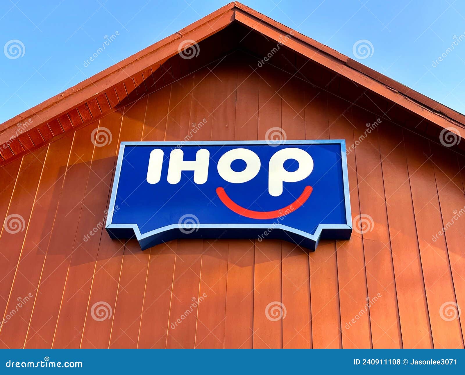 Ihop restaurant editorial stock photo. Image of blue - 240911108