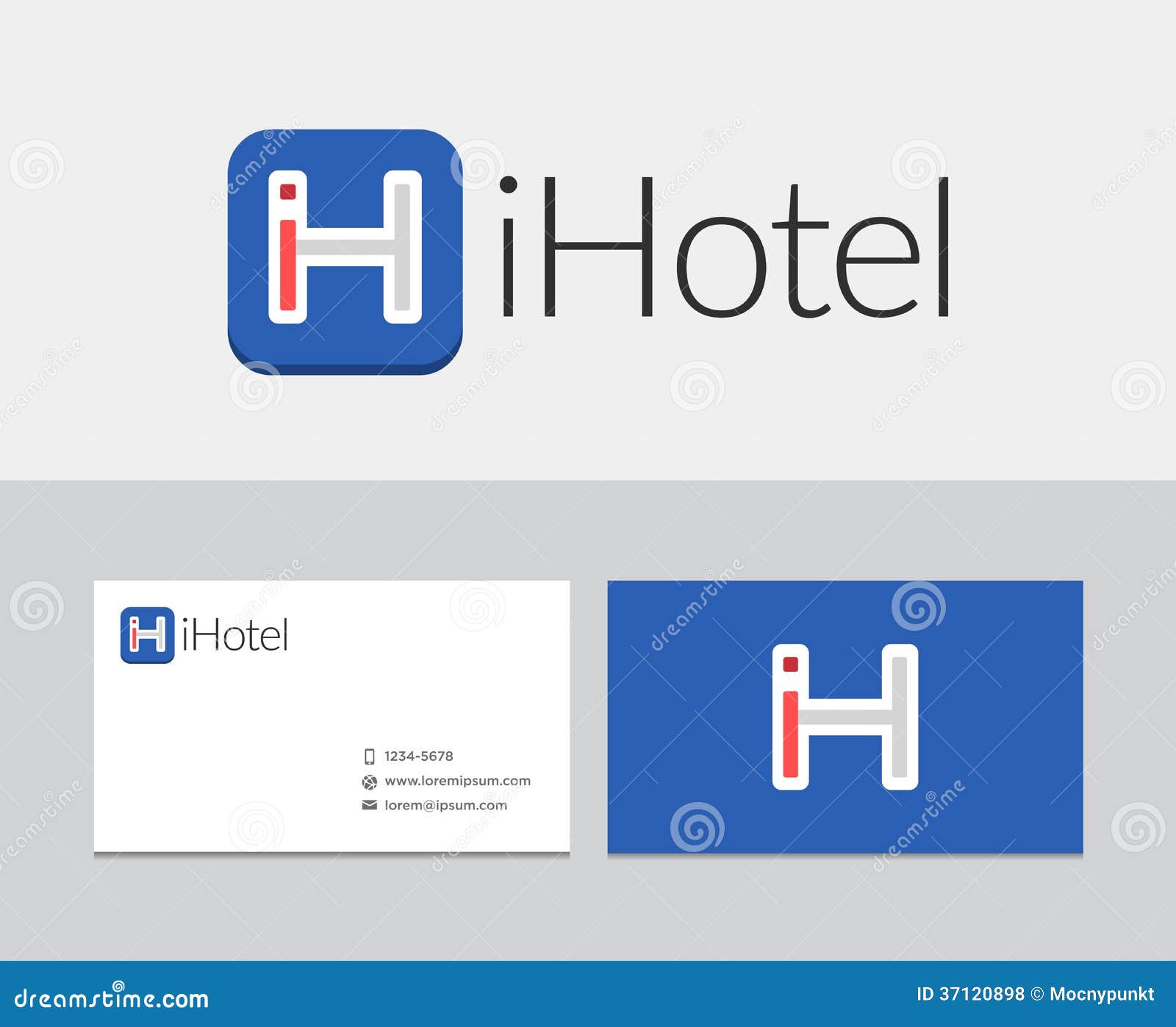 IHotel logo stock vector. Illustration of logo, branding - 37120898