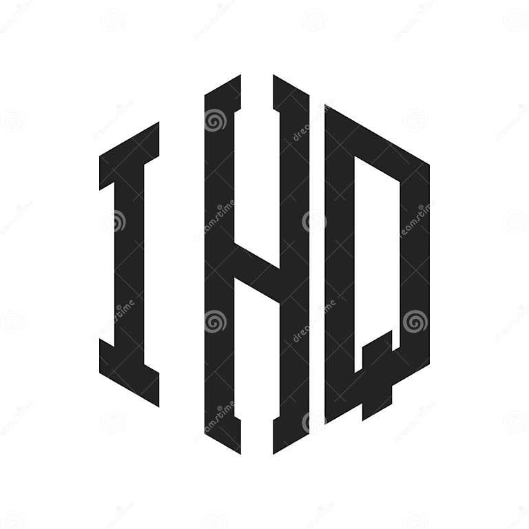 IHQ Logo Design. Initial Letter IHQ Monogram Logo Using Hexagon Shape ...