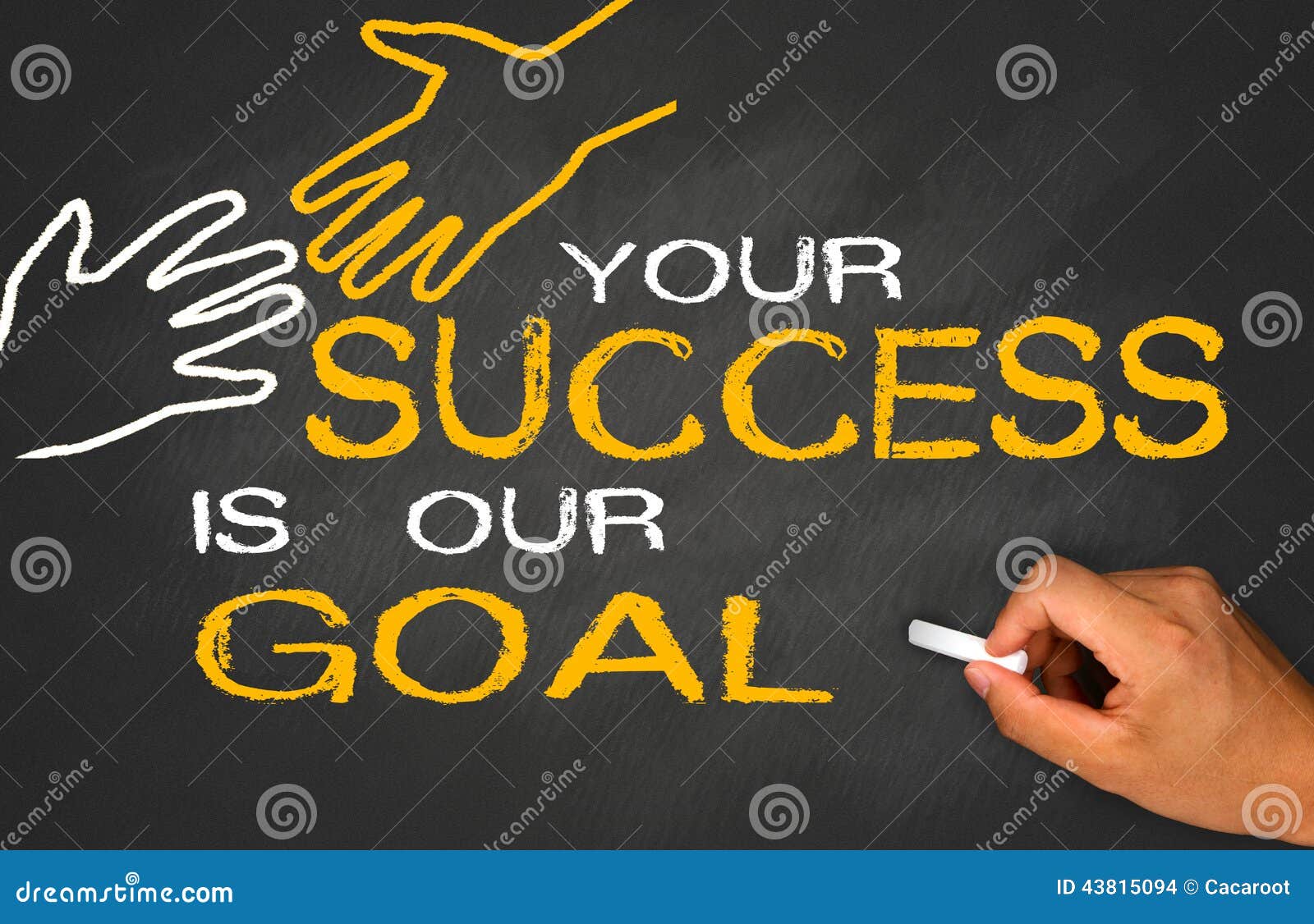 Ihr Erfolg ist unser Ziel stockfoto. Bild von lösung - 43815094