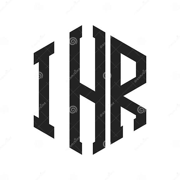 IHR Logo Design. Initial Letter IHR Monogram Logo Using Hexagon Shape ...