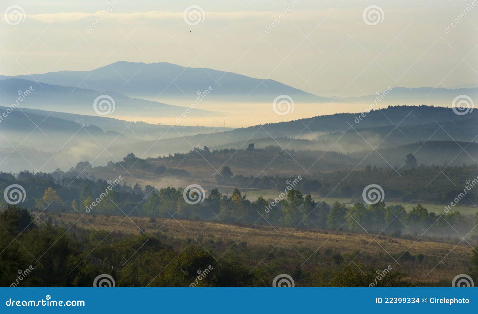 Ihtiman landscape stock photo. Image of dusk, backlit - 22399334