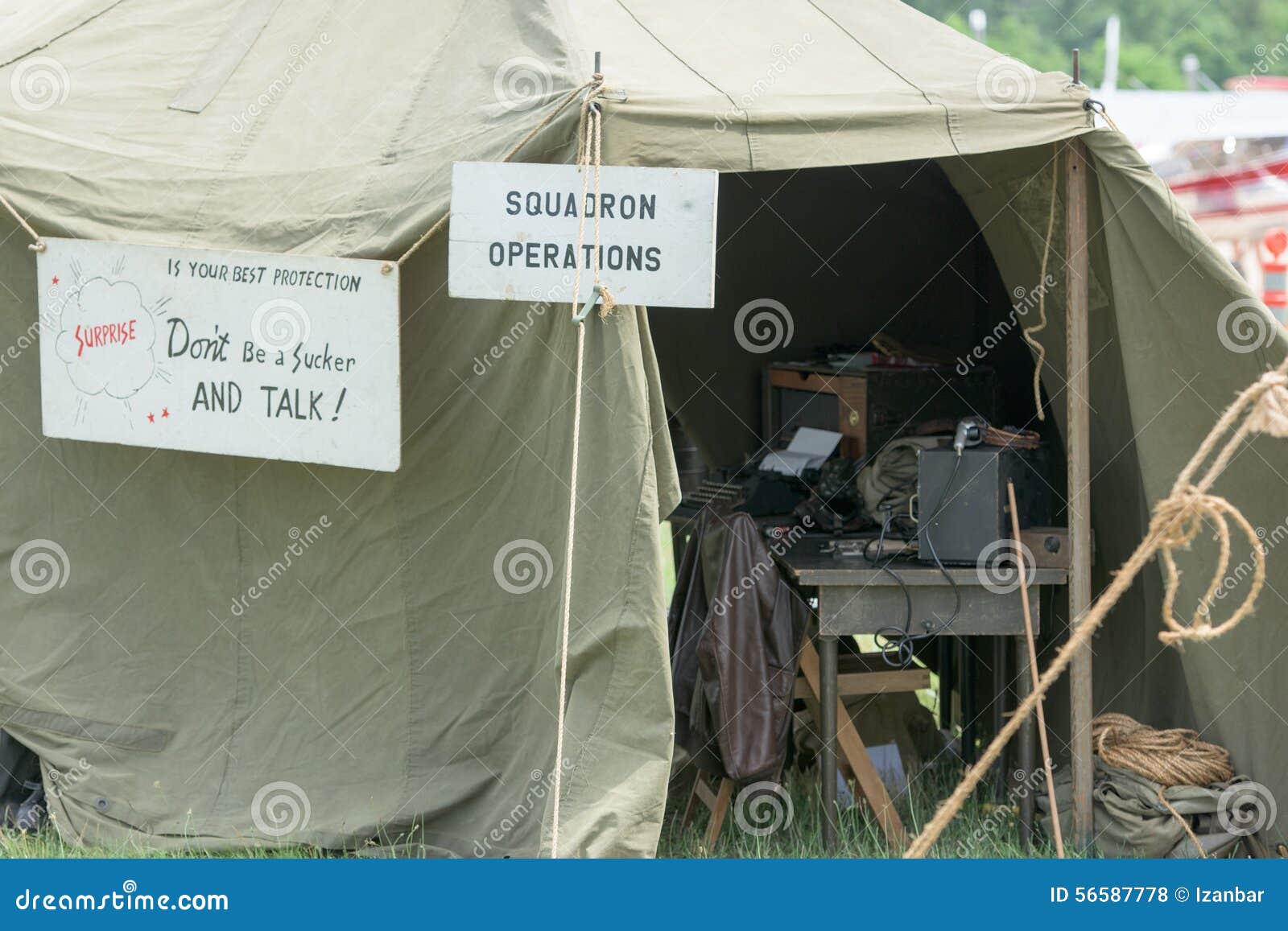 Ii world war Us army camp editorial stock photo. Image of truck - 56587778