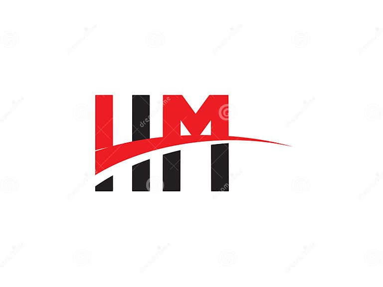 IIM Letter Initial Logo Design Vector Illustration Stock Vector ...