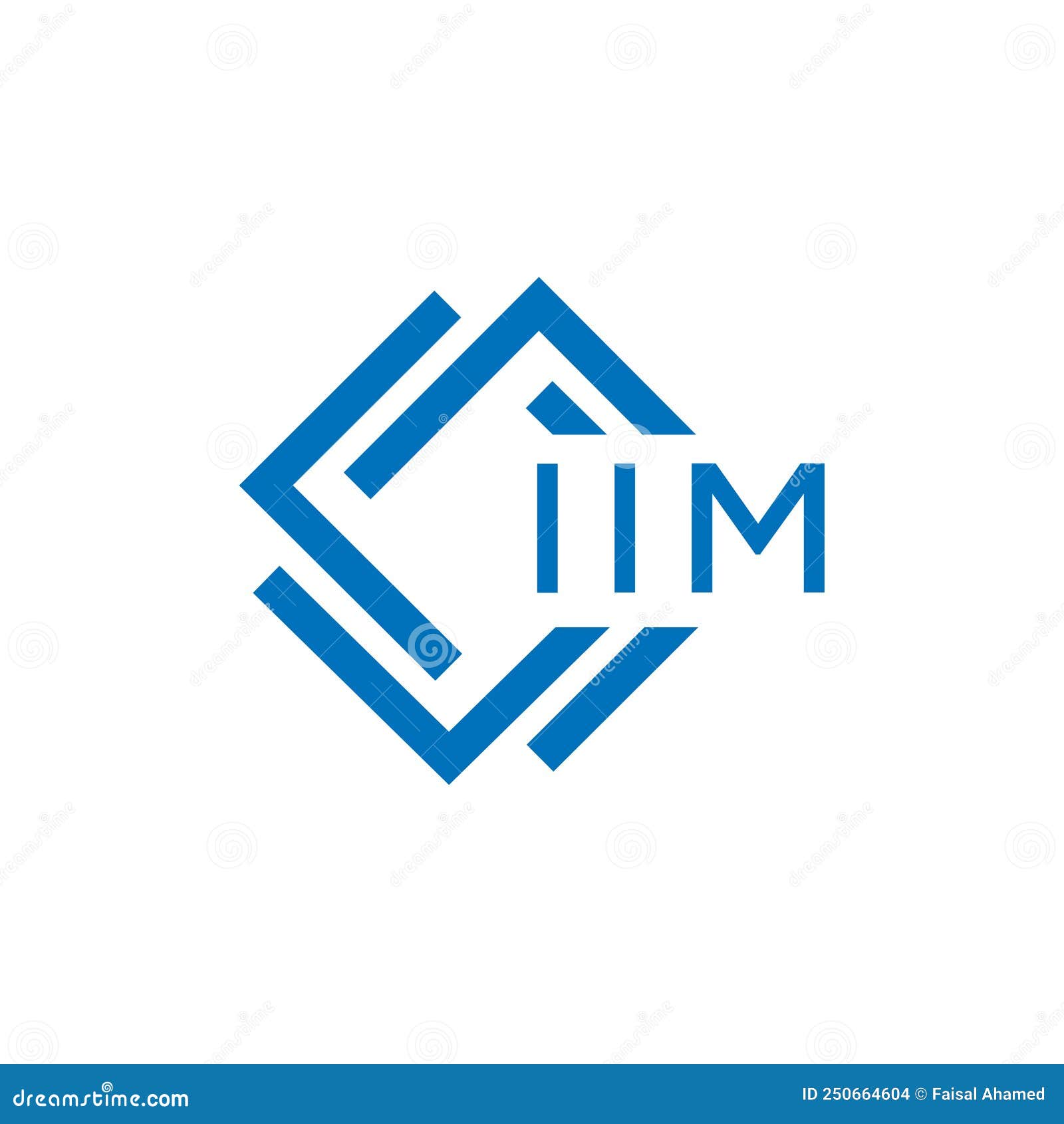 IIM Letter Logo Design on White Background. IIM Creative Circle Letter ...