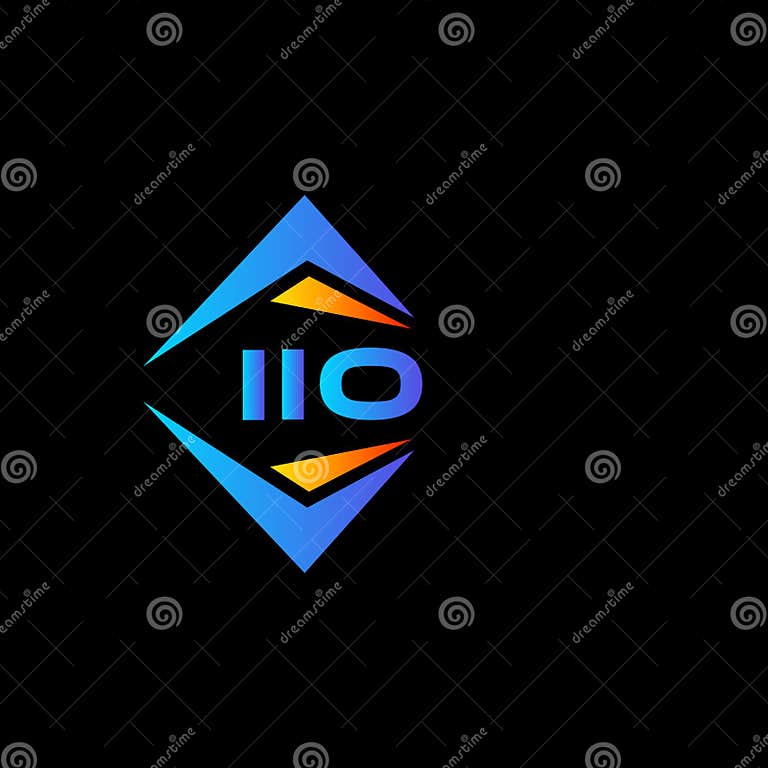 IIO Abstract Technology Logo Design on White Background. IIO Creative ...
