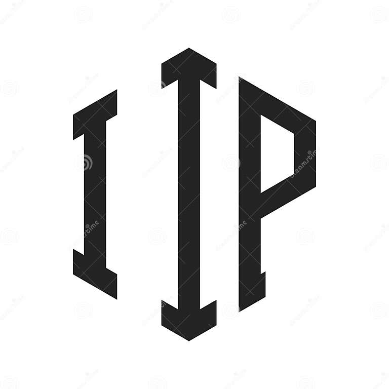 IIP Logo Design. Initial Letter IIP Monogram Logo Using Hexagon Shape ...