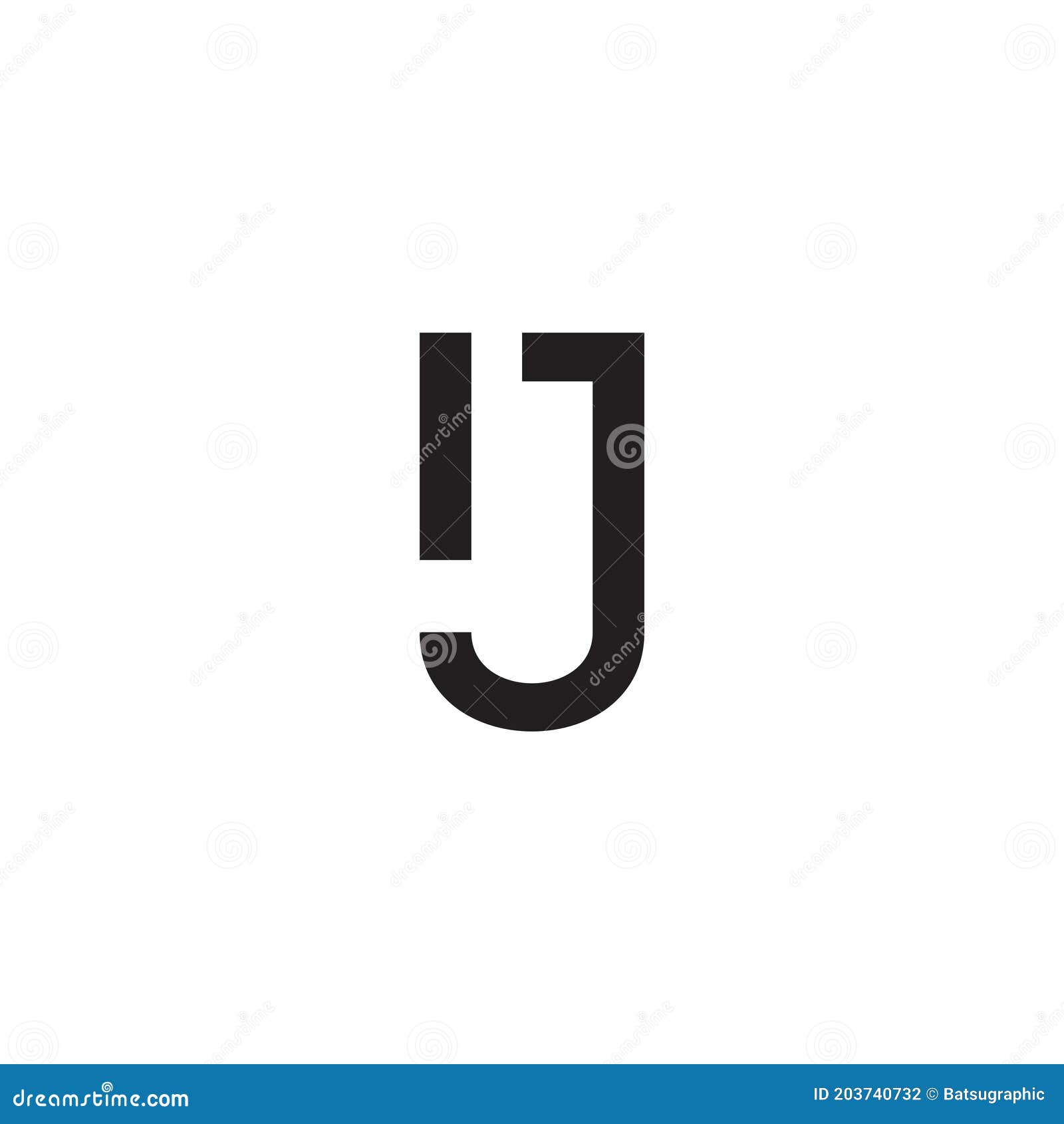 Ij Initial Letter Vector Logo Icon | CartoonDealer.com #203740732