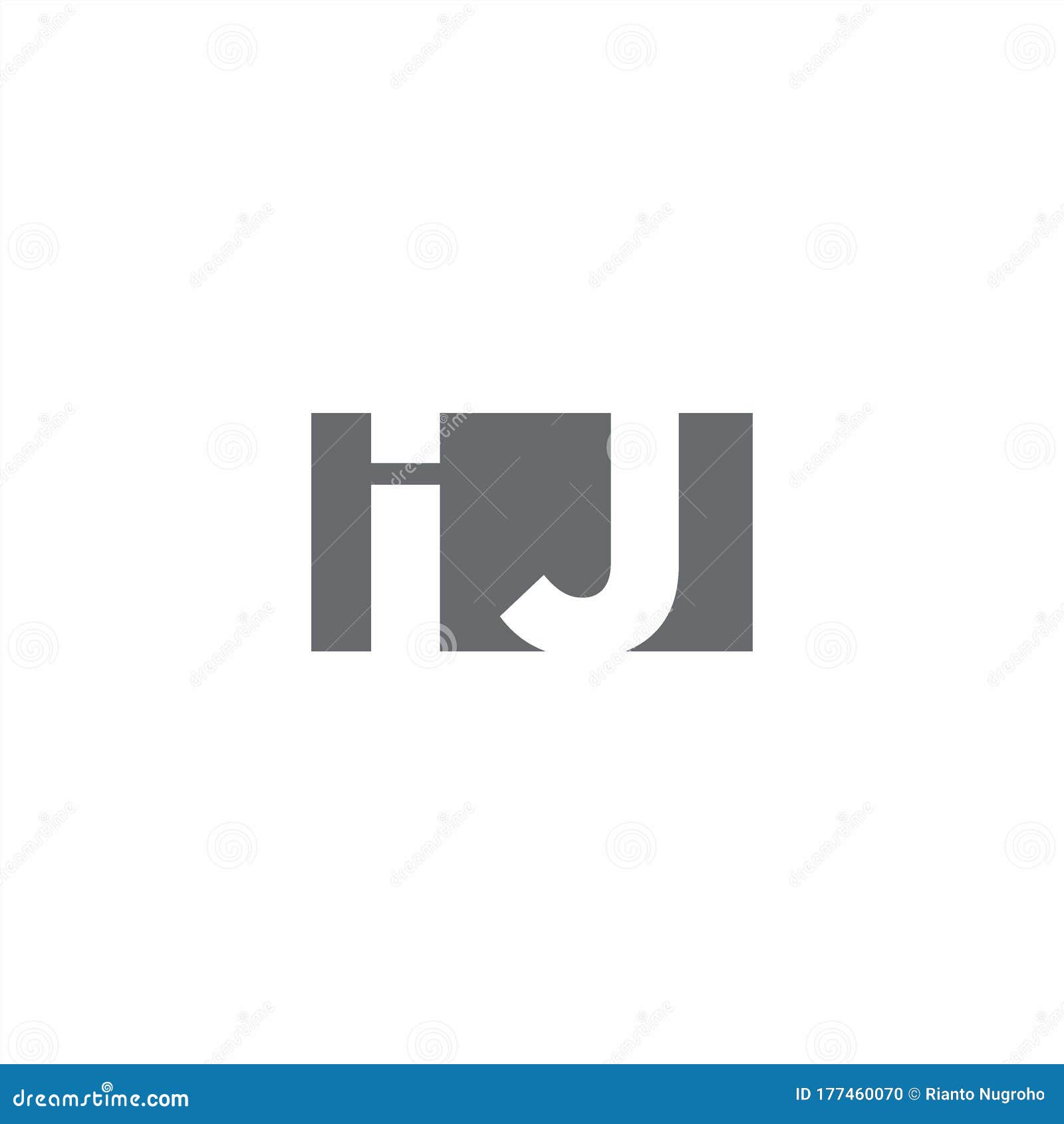IJ Logo Monogram with Negative Space Style Design Template Stock Vector ...