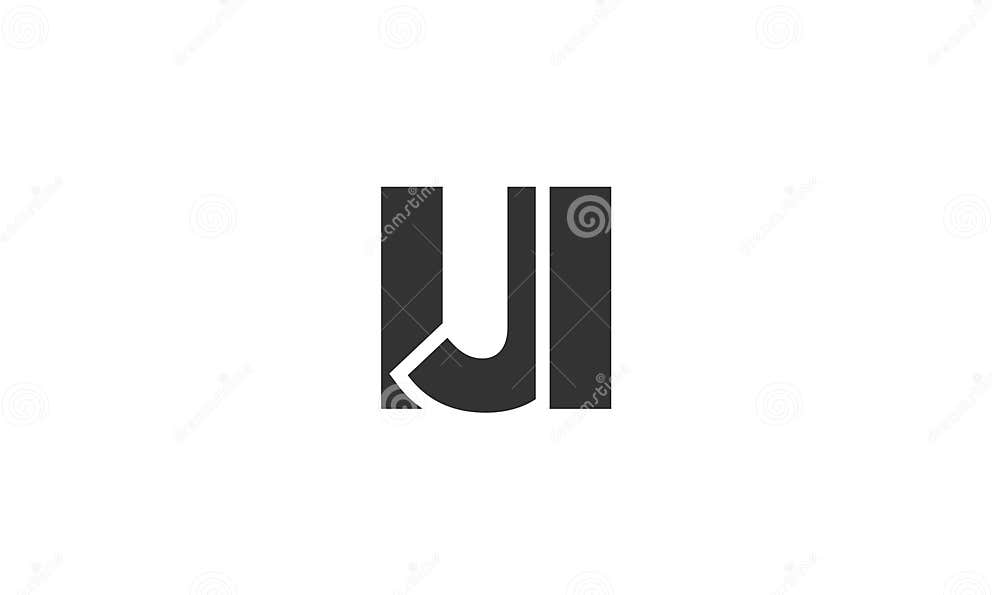 IJI Logo Design Template with Strong and Modern Bold Text. Initial ...