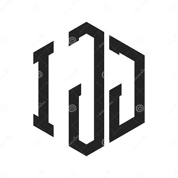 IJJ Logo Design. Initial Letter IJJ Monogram Logo Using Hexagon Shape ...