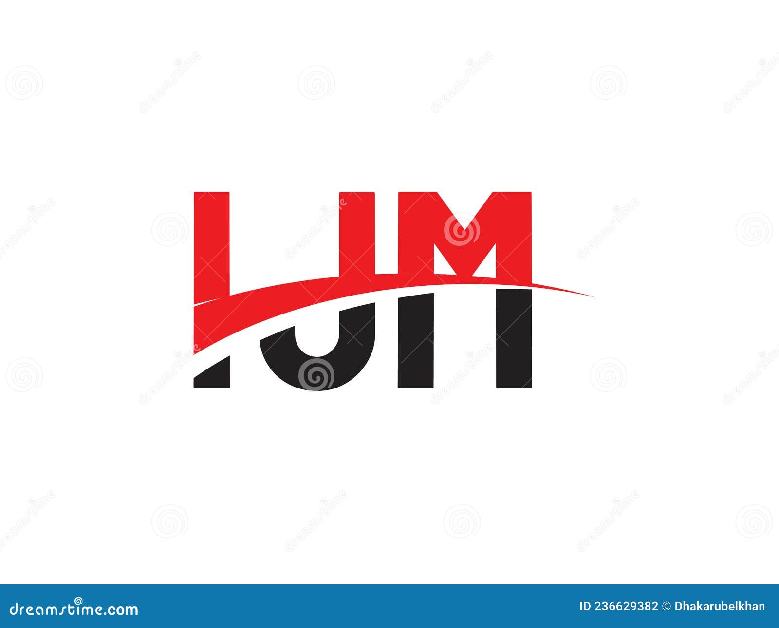IJM Letter Initial Logo Design Vector Illustration Stock Vector ...