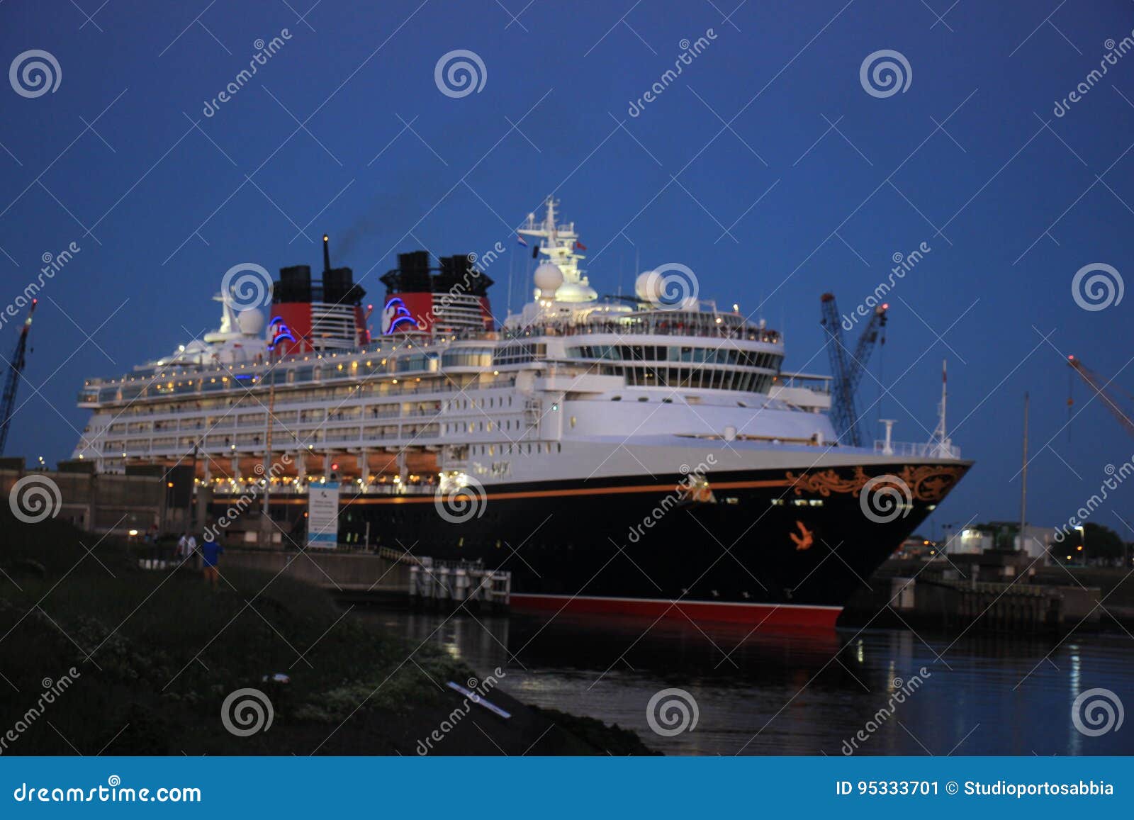 IJmuiden, the Netherlands - May, 25th 2017: Disney Magic Editorial ...