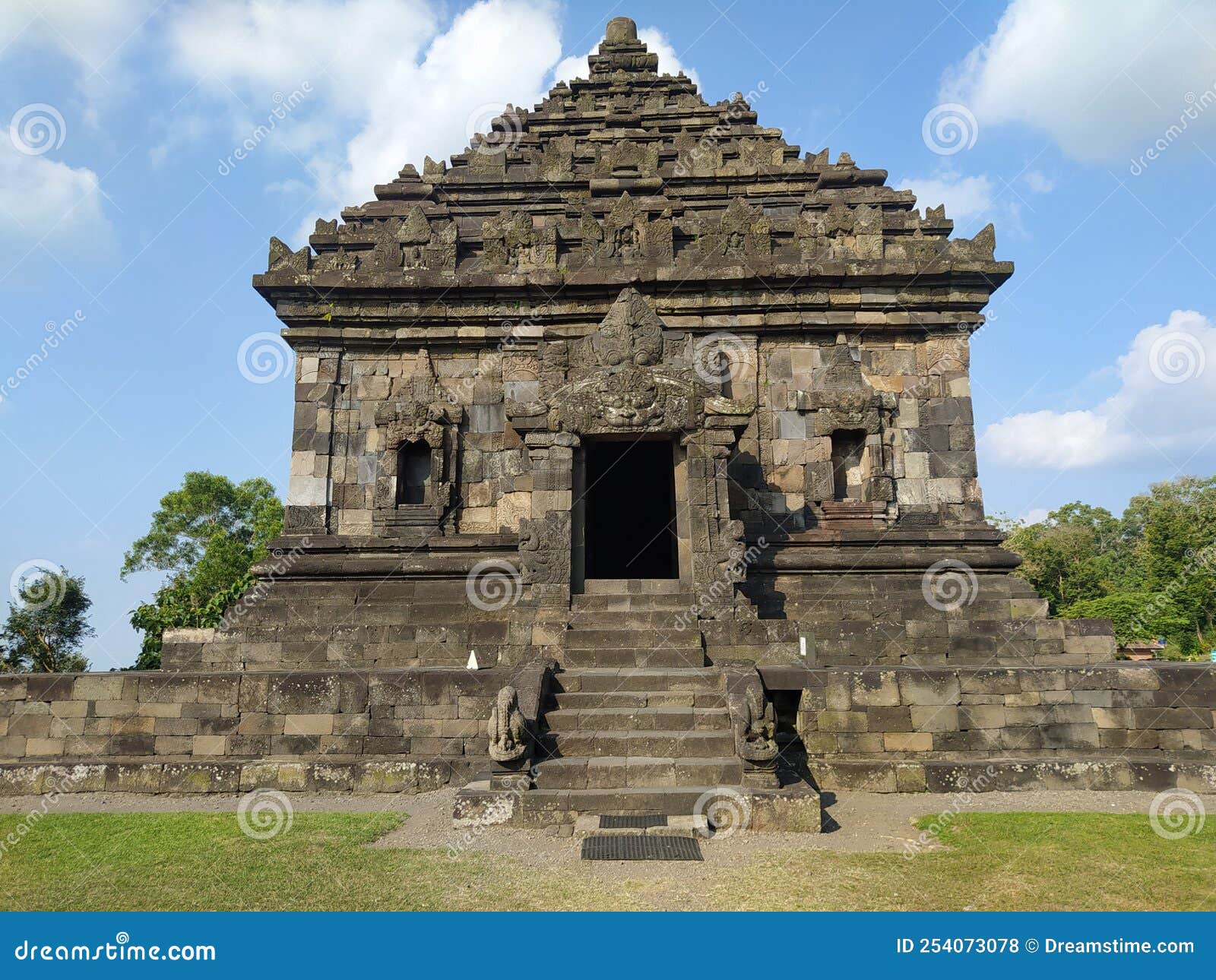 Ijo Temple stock photo. Image of yogyakarta, indonesia - 254073078