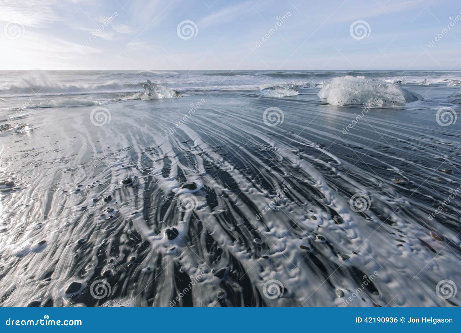 Ijs Die Op Het Strand Smelten Stock Foto - Image of genaturaliseerd ...