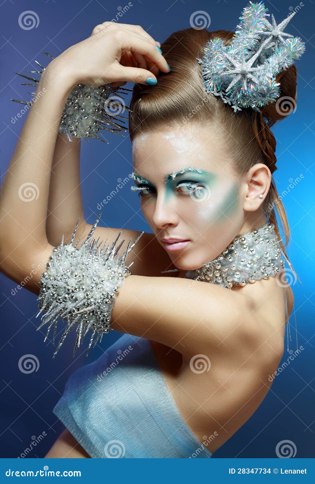 Ijs-koningin stock foto. Image of kerstmis, metaal, maak - 28347734