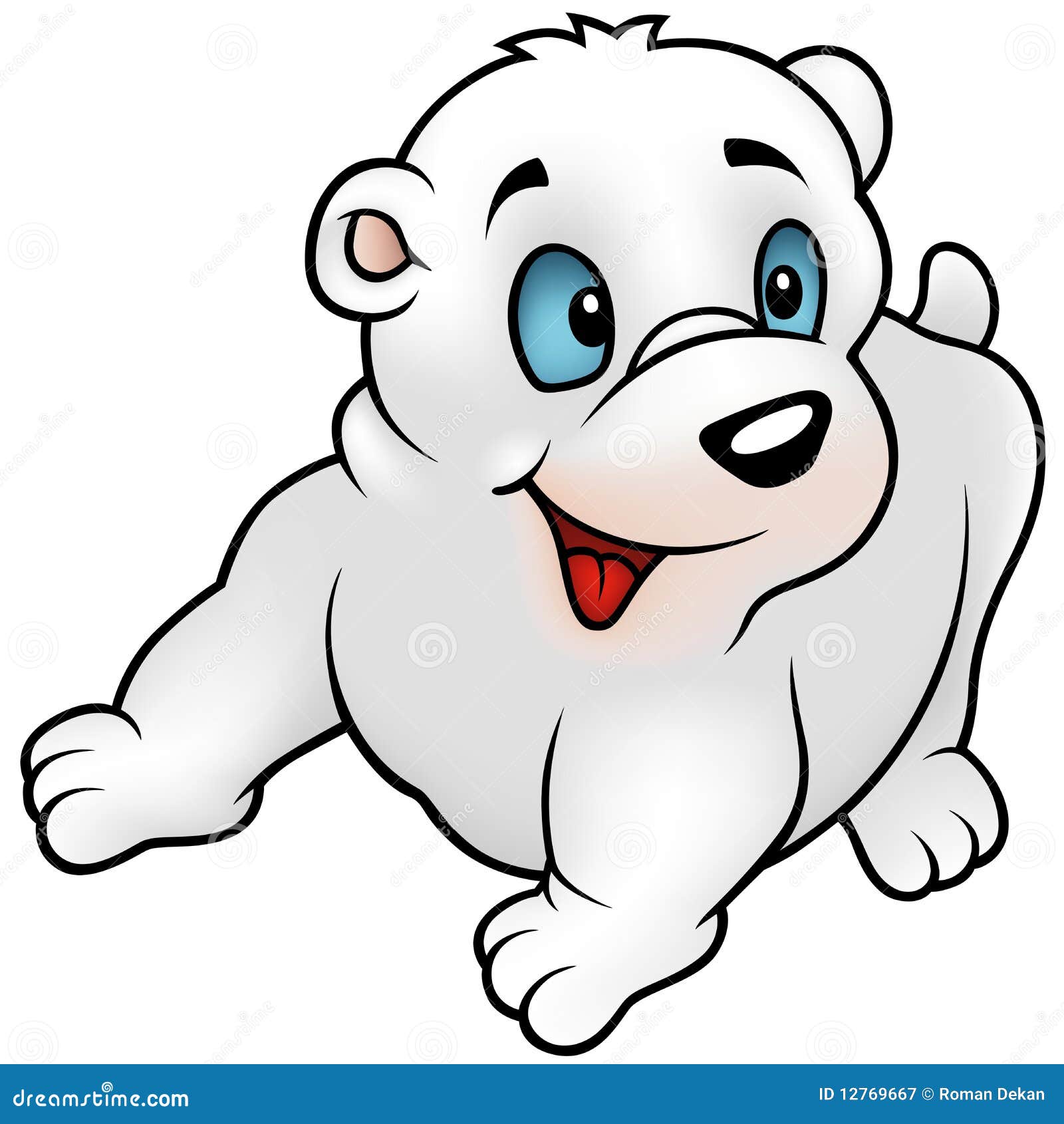 Ijsbeer vector illustratie. Illustration of polair, teddy - 12769667