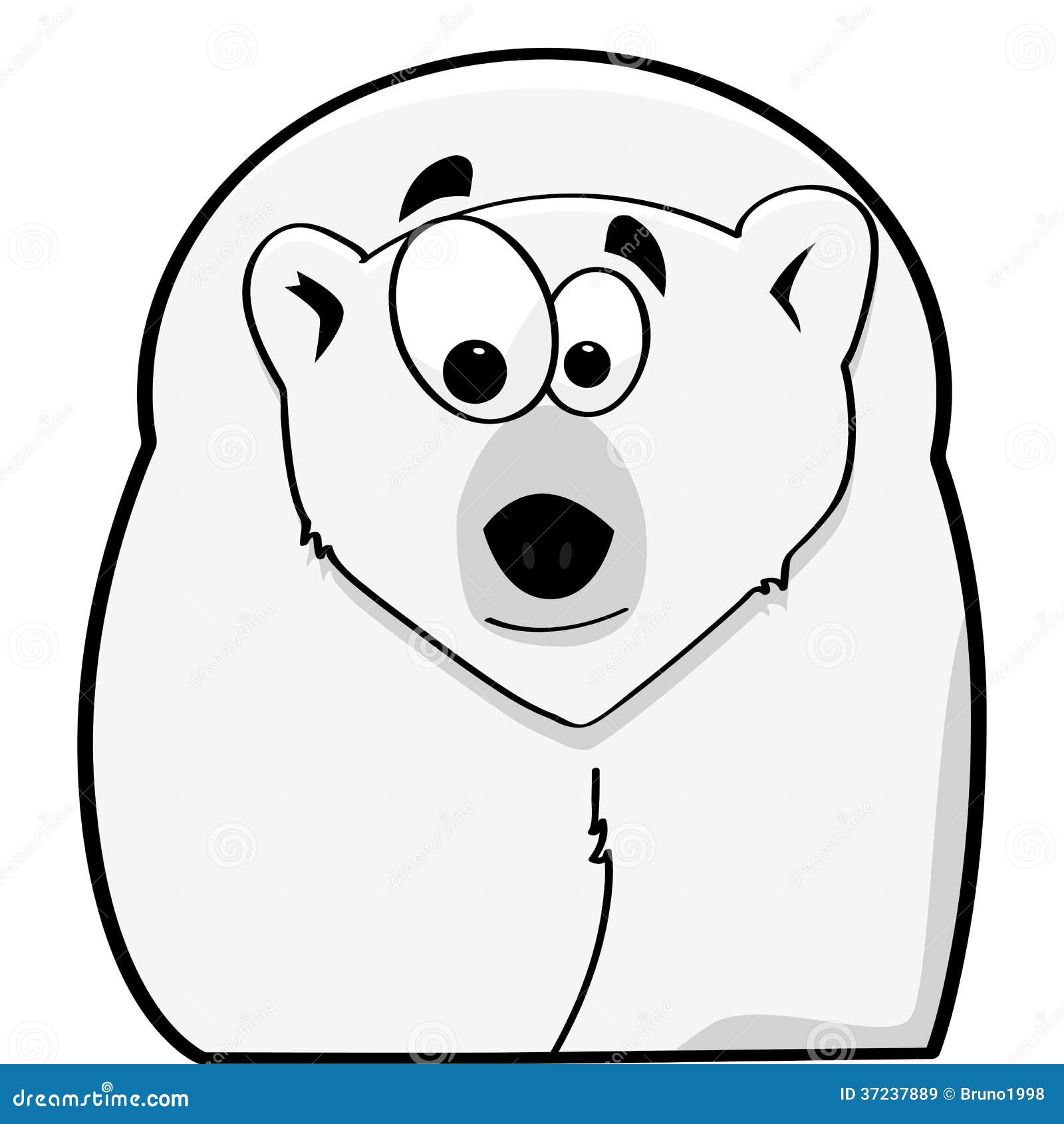 Ijsbeer vector illustratie. Illustration of noordpool - 37237889